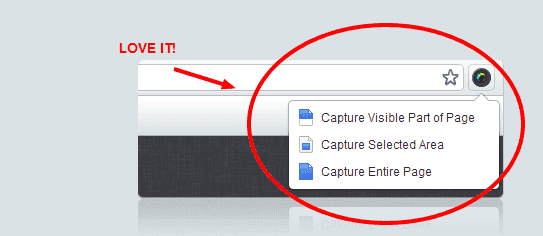 Awesome Screenshot makes design work a breeze.