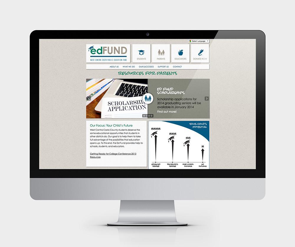 Ed Fund - Non-Profit Logo Design and Website Development Services