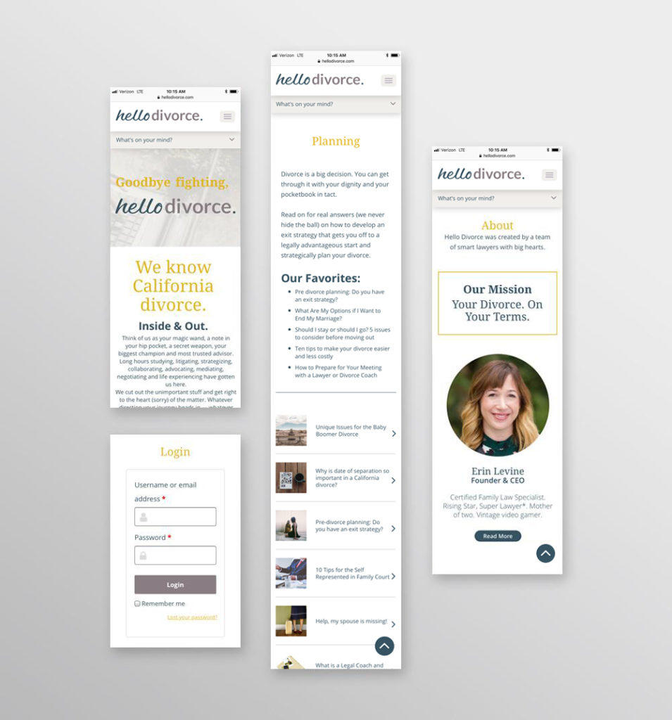 Hello Divorce - Design, Website Development & Marketing Services