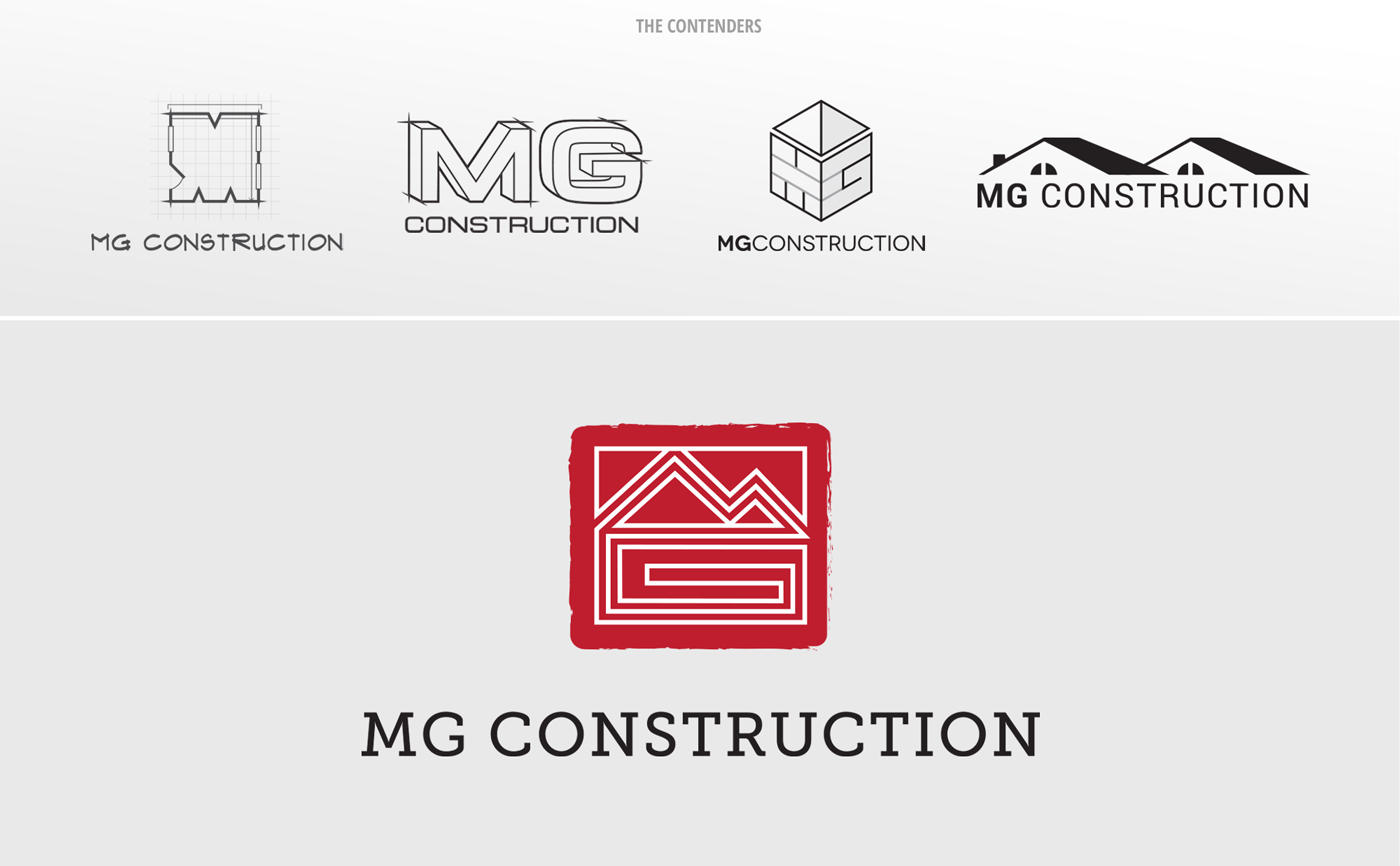 MG Construction - Logo Design & Website Development Services Portfolio