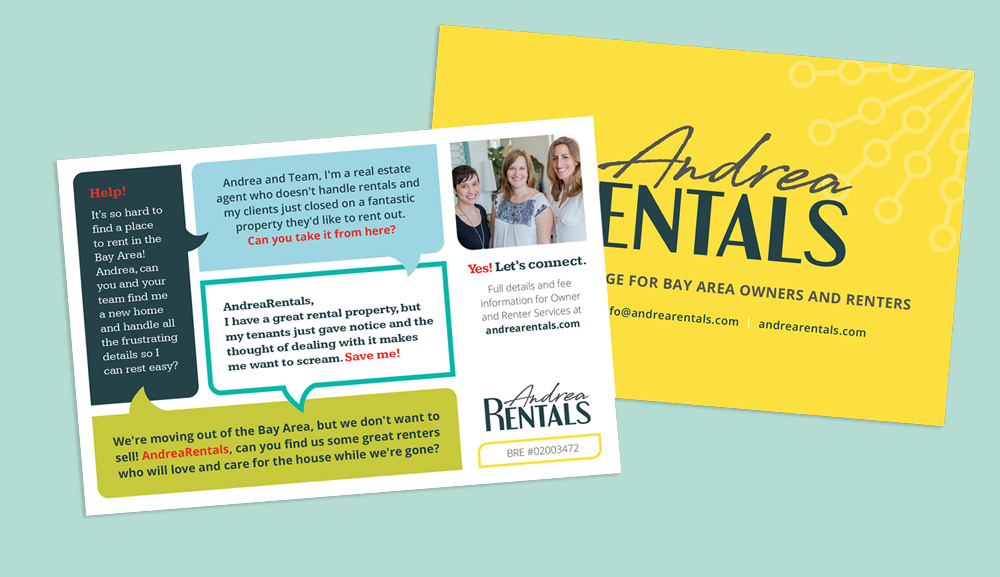 Andrea Rentals - Graphic & Website Design Services Portfolio